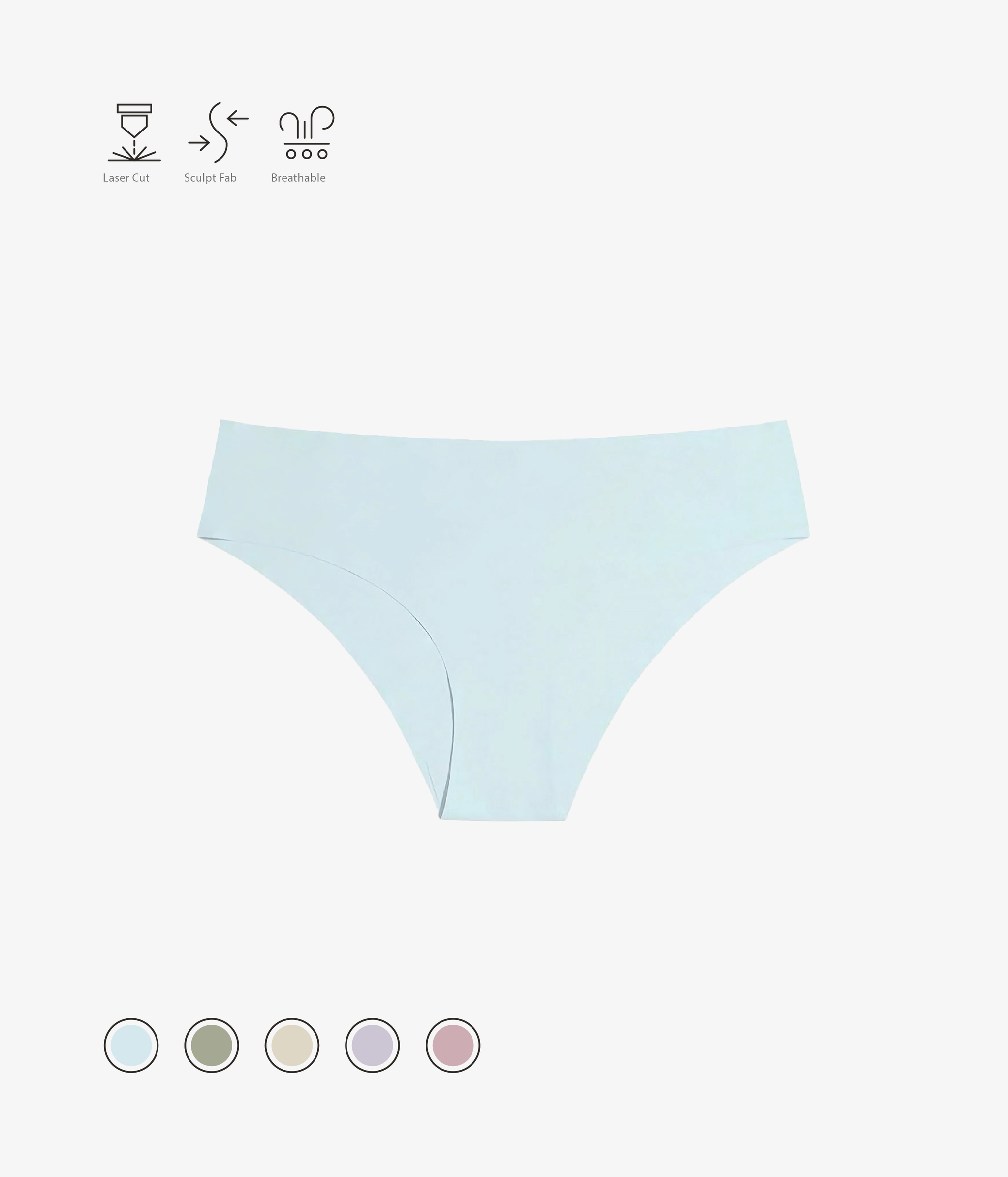 Seamless Bikini Panties (5 piezas) calzones sin costuras – Souls Mexico